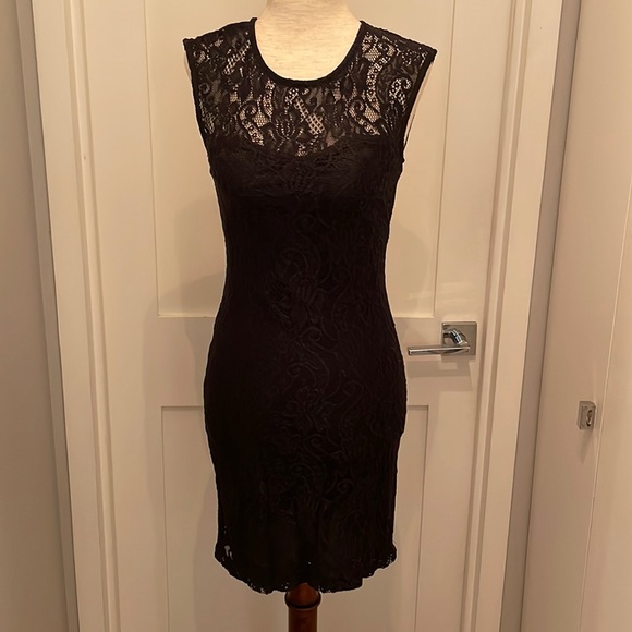 Modcloth | Dresses | Modcloth Black Lace Bodycon Dress | Poshmark